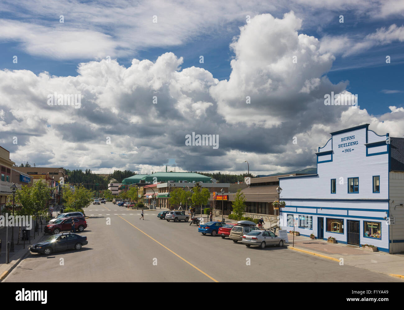 Canada whitehorse yukon downtown hi-res stock photography and images ...