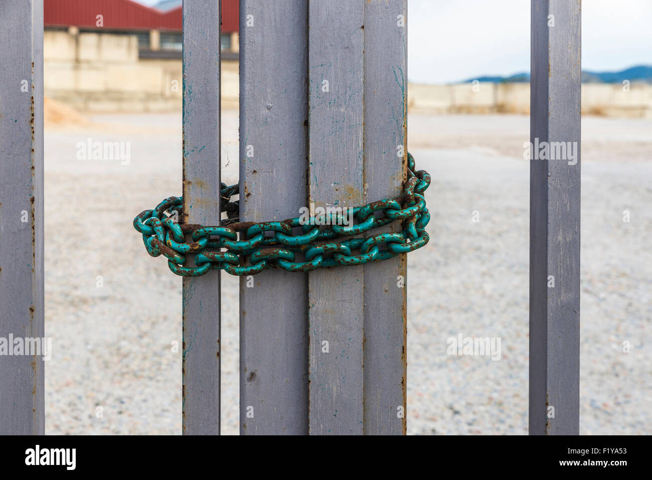 Closeup entrance gate grid hi-res stock photography and images - Alamy