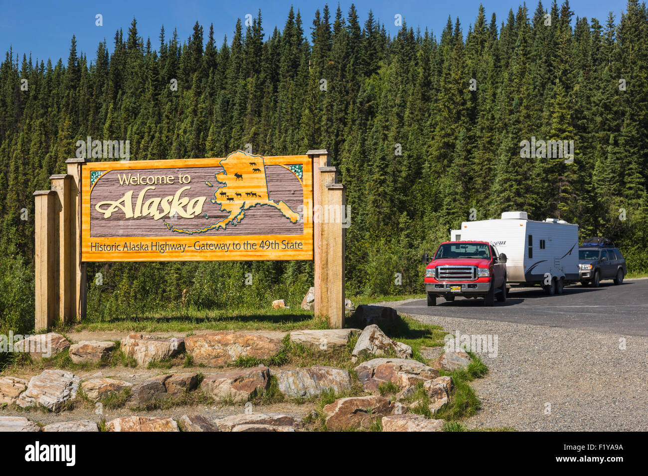 Welcome to canada sign border hi-res stock photography and images - Alamy