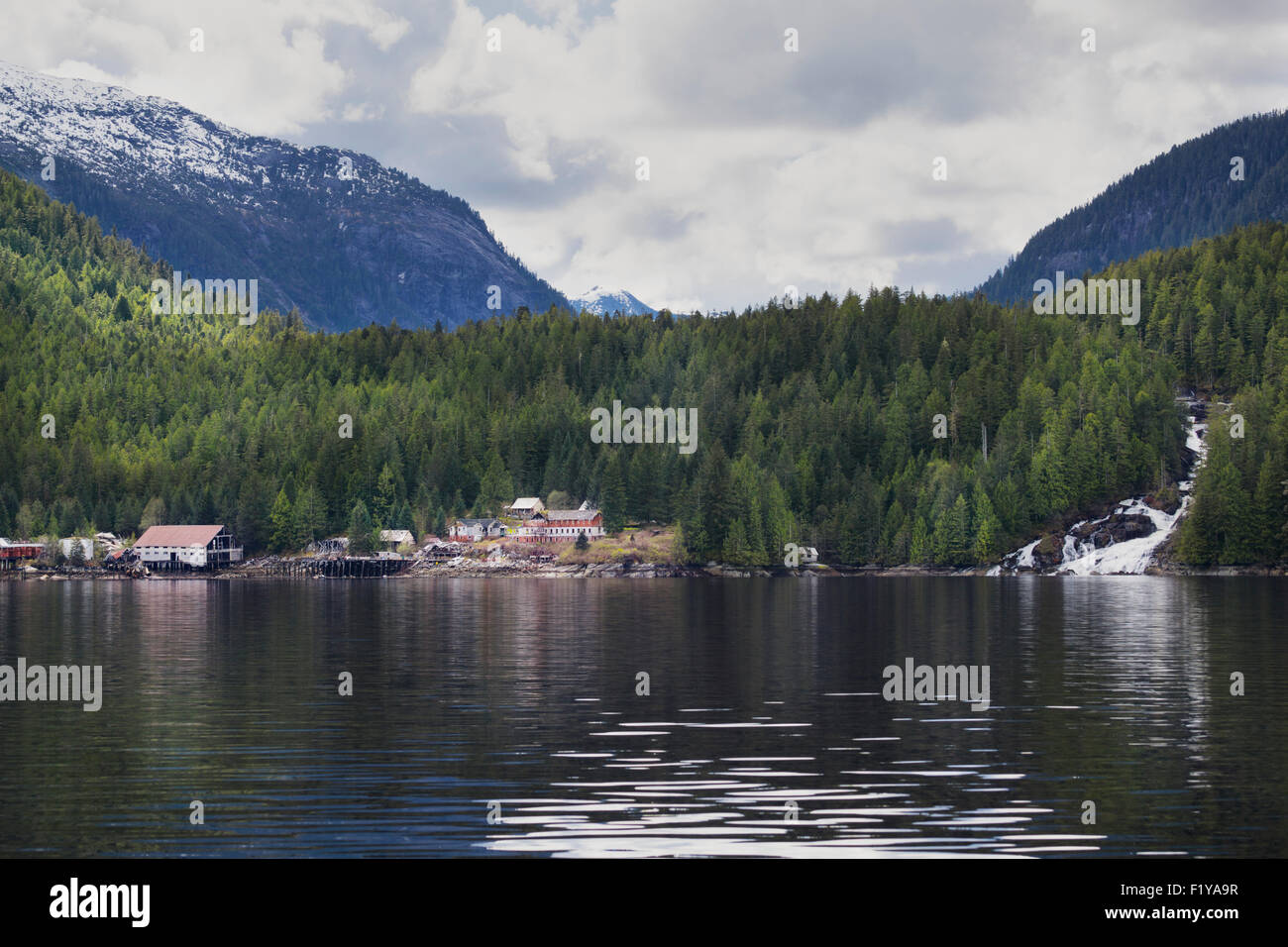 Canada,butedale ghost town Stock Photo - Alamy