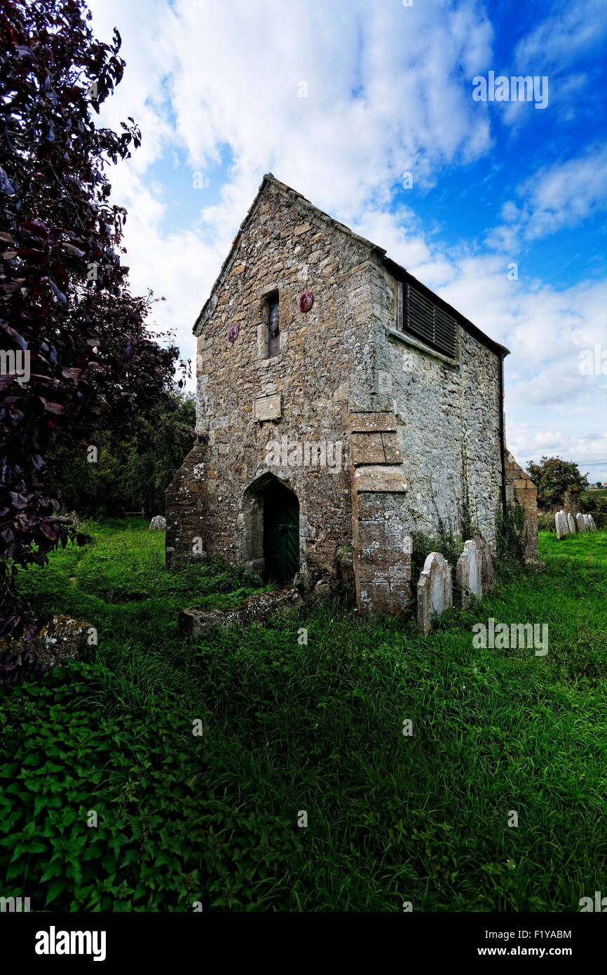 At Thorley, Isle of Wight, is the site of a church abandoned in 1871 ...