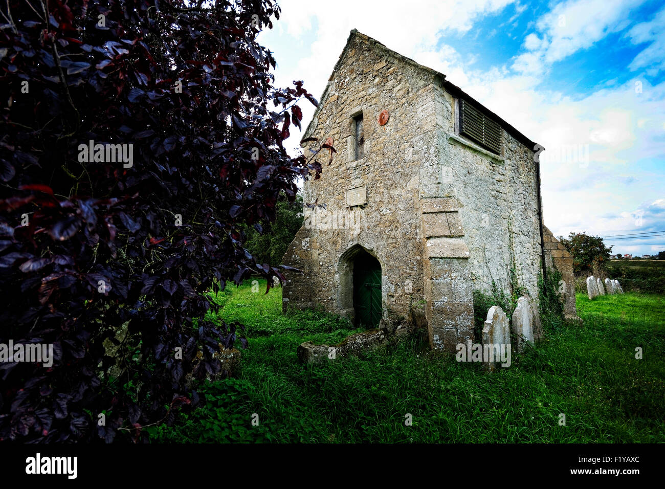 At Thorley, Isle of Wight, is the site of a church abandoned in 1871 ...