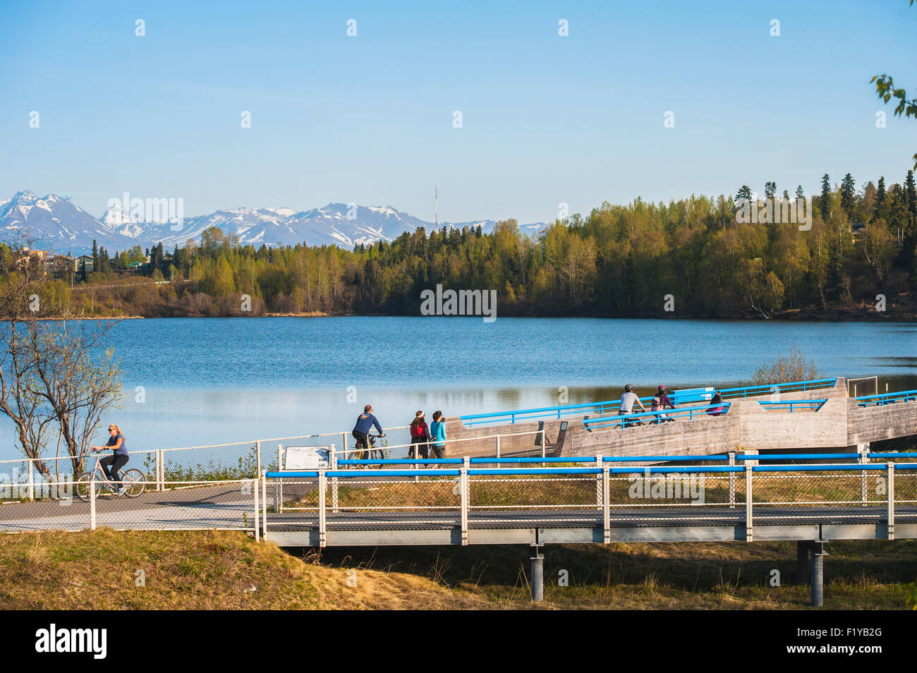 Alaska bridge trail hi-res stock photography and images - Alamy