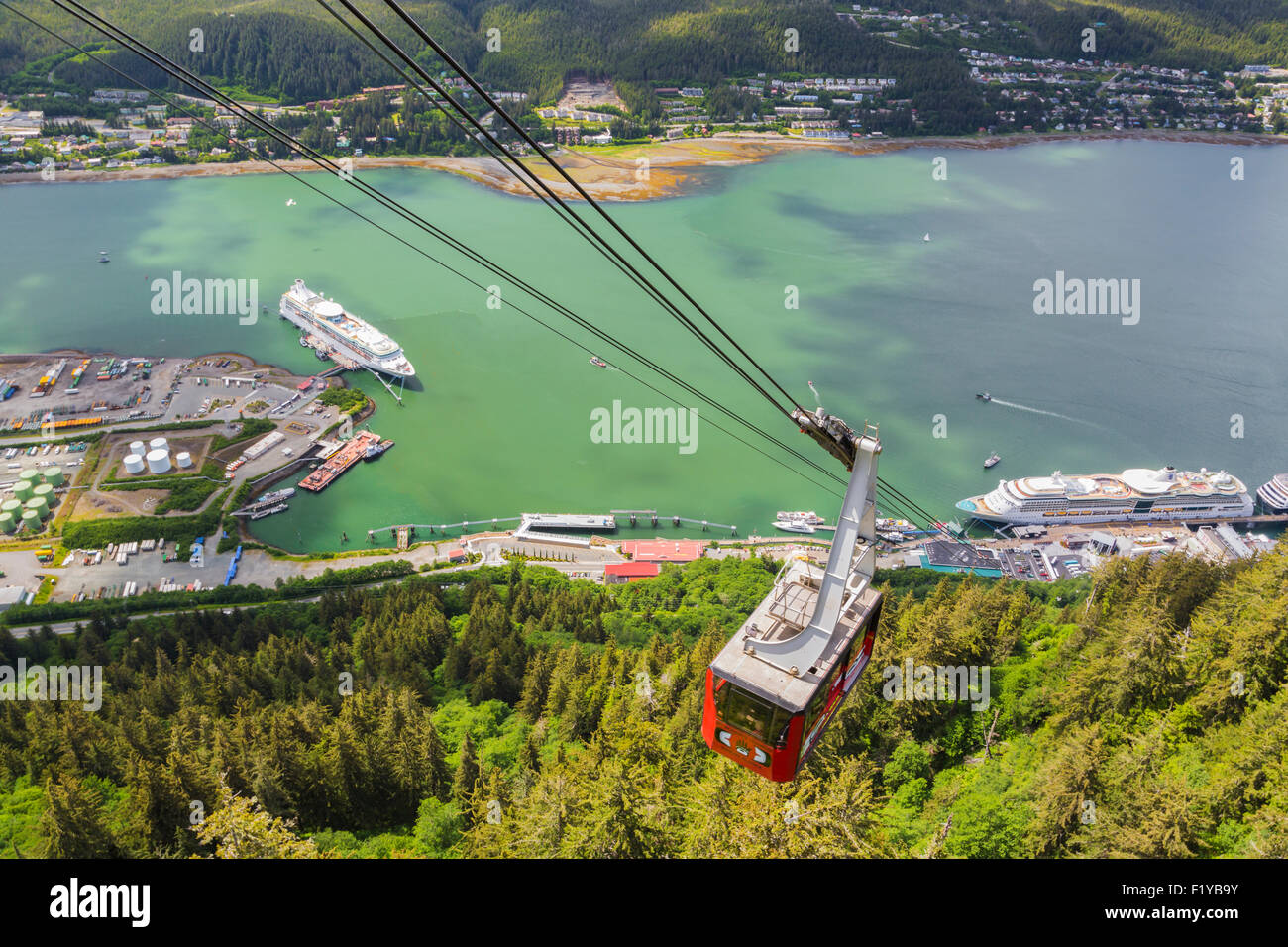 Tourist tram juneau alaska hi-res stock photography and images - Alamy