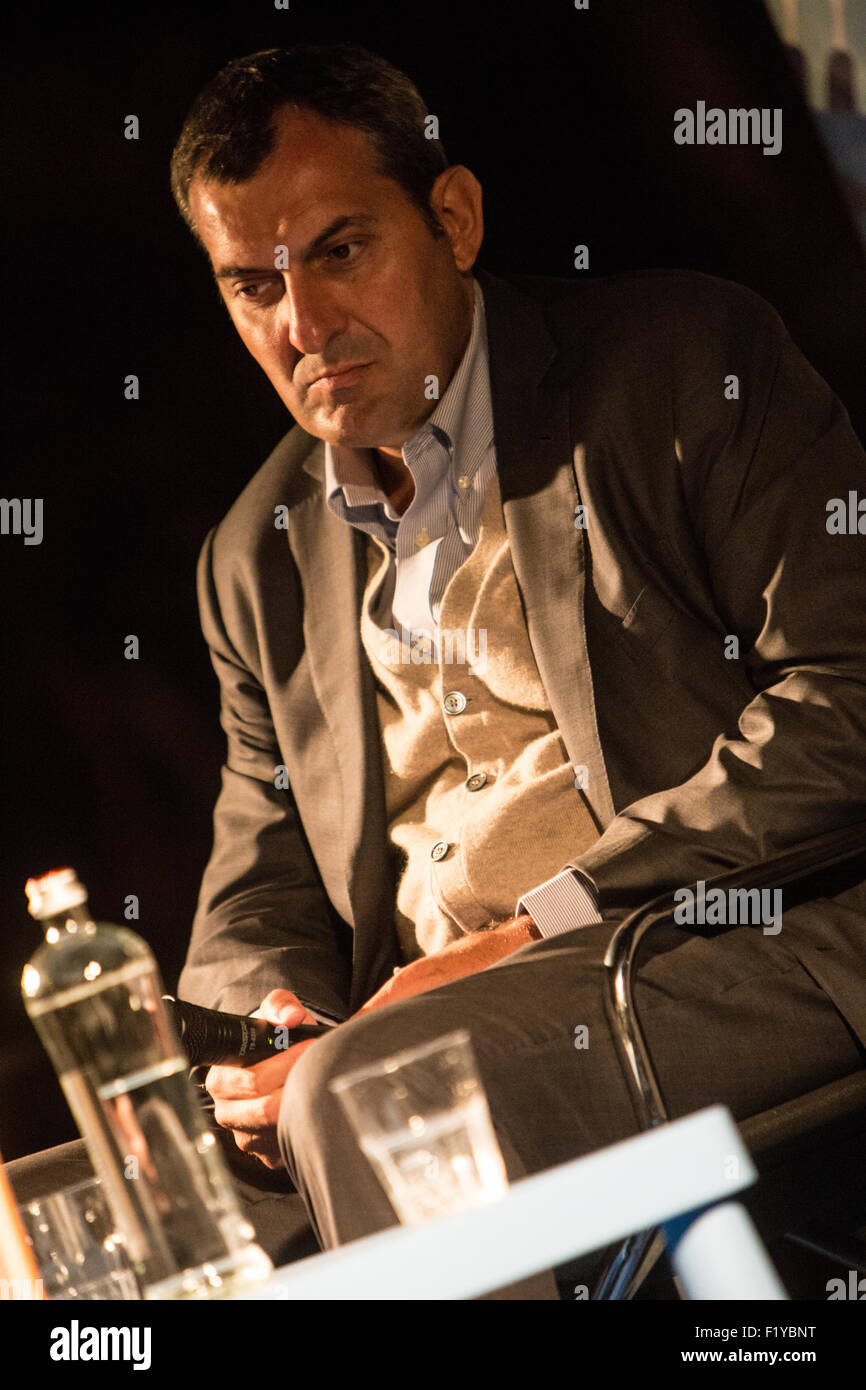 Arona Italy. 08th September 2015. Italian writer and journalist Mario ...