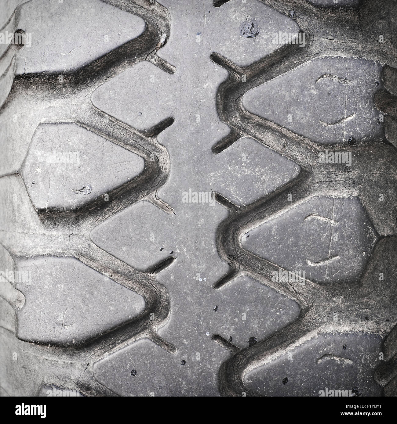 view of heavy vehicle rubber tire tread Stock Photo - Alamy