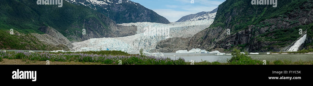 Juneau mountains lake valley hi-res stock photography and images - Alamy