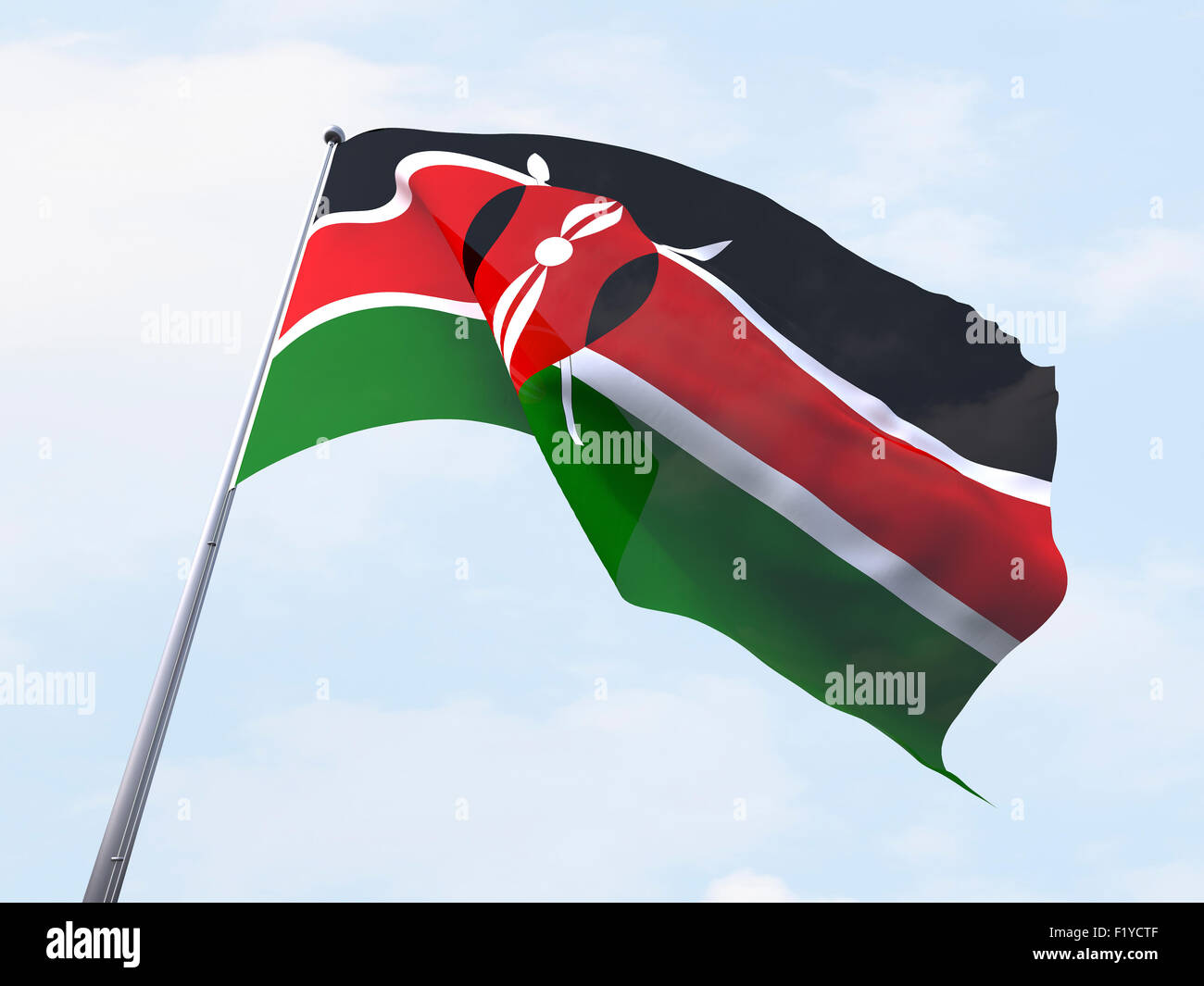 Kenya Flag High Resolution Stock Photography and Images - Alamy