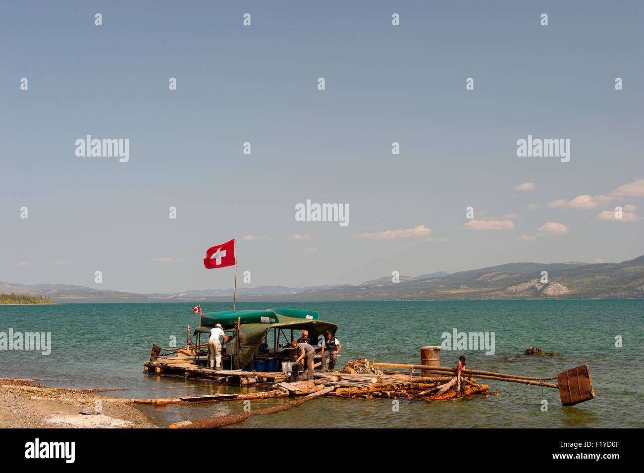 Log raft hi-res stock photography and images - Alamy