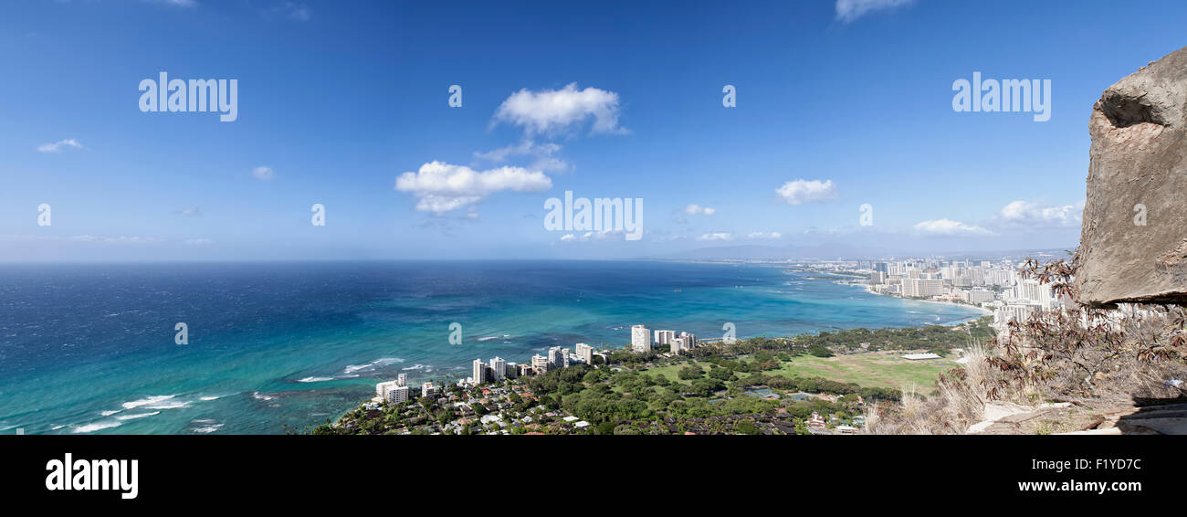 Panoramic mountain view honolulu hi-res stock photography and images ...