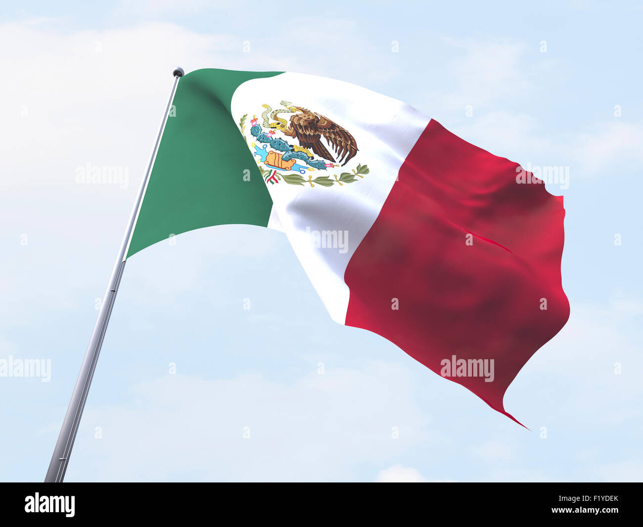 Mexico Flag Flying High Resolution Stock Photography and Images - Alamy