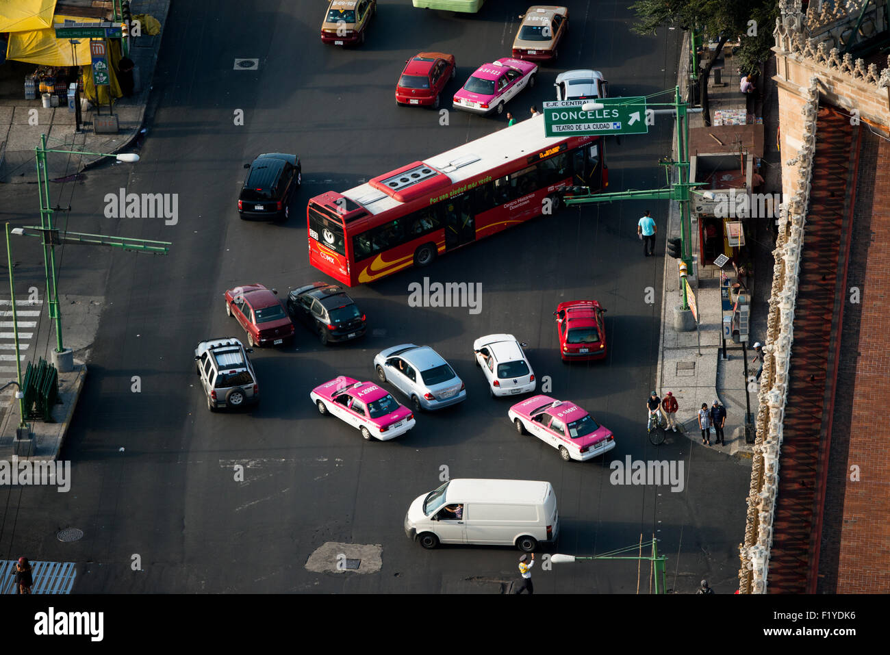 Traffic jam mexico city hi-res stock photography and images - Alamy