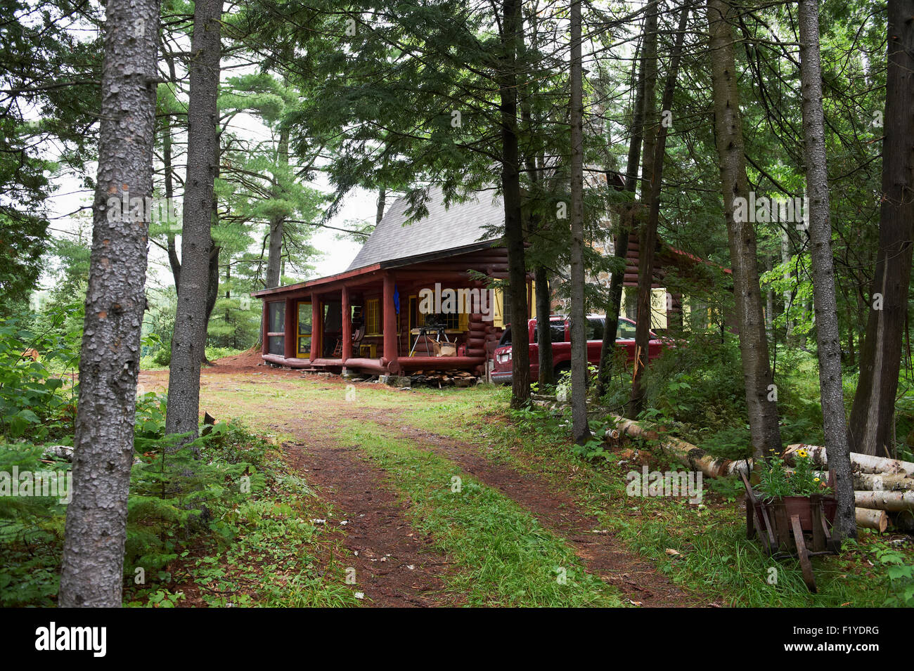 Cabin driveway hi-res stock photography and images - Alamy