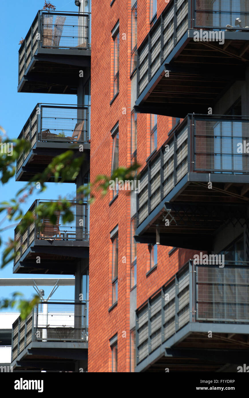 Modern flats, Leeds Stock Photo - Alamy