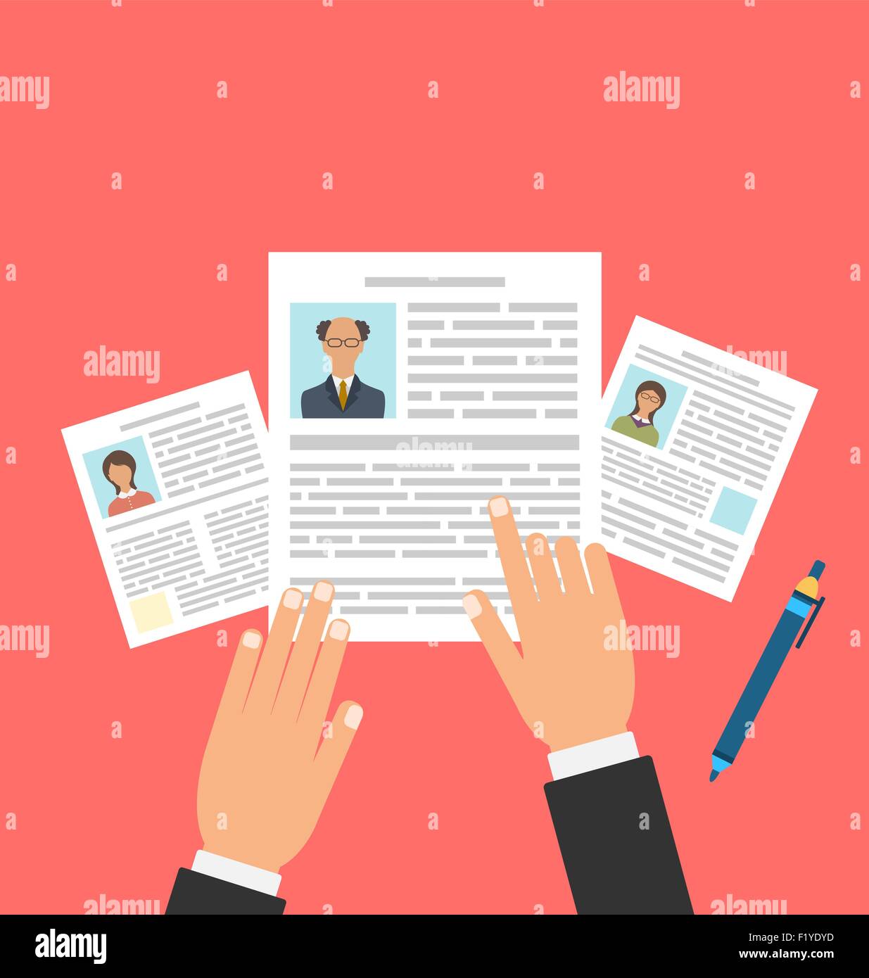Job profile Stock Vector Images - Alamy