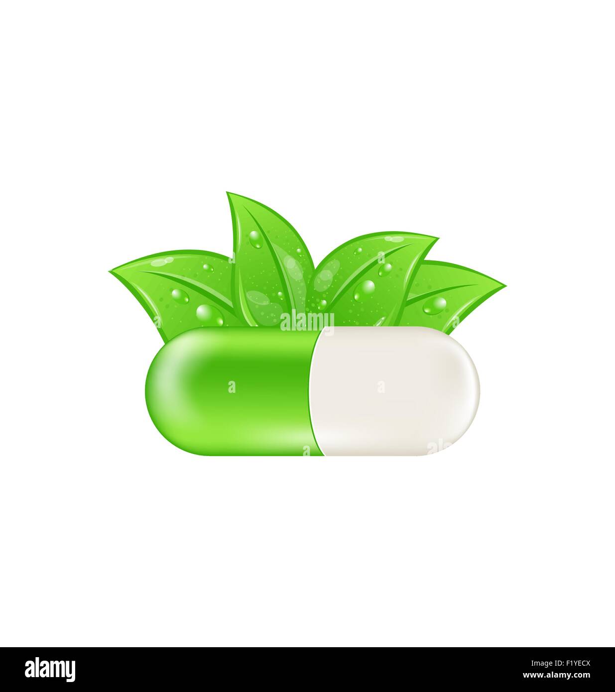 Natural herbs medication Stock Vector Images - Alamy