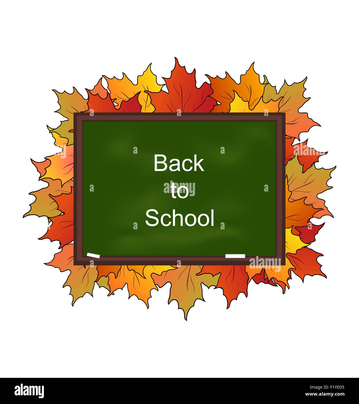 Study autumn leaves Cut Out Stock Images & Pictures - Alamy