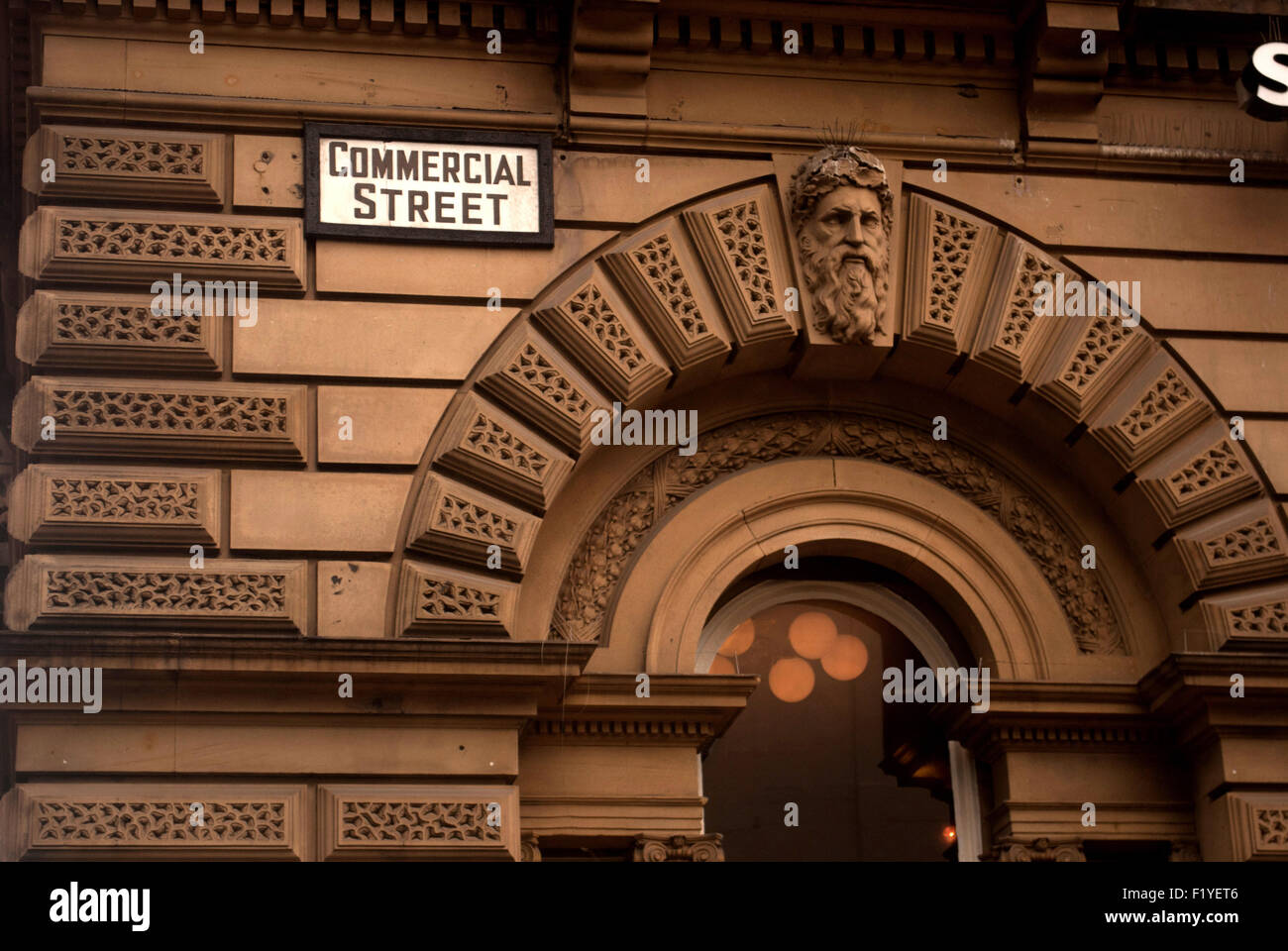 Commercial Street street sign, Leeds Stock Photo - Alamy
