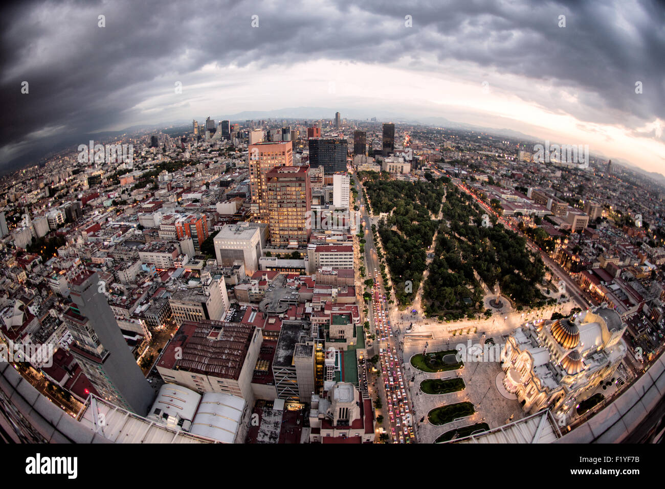 Mexico city view from latin america tower hi-res stock photography and ...