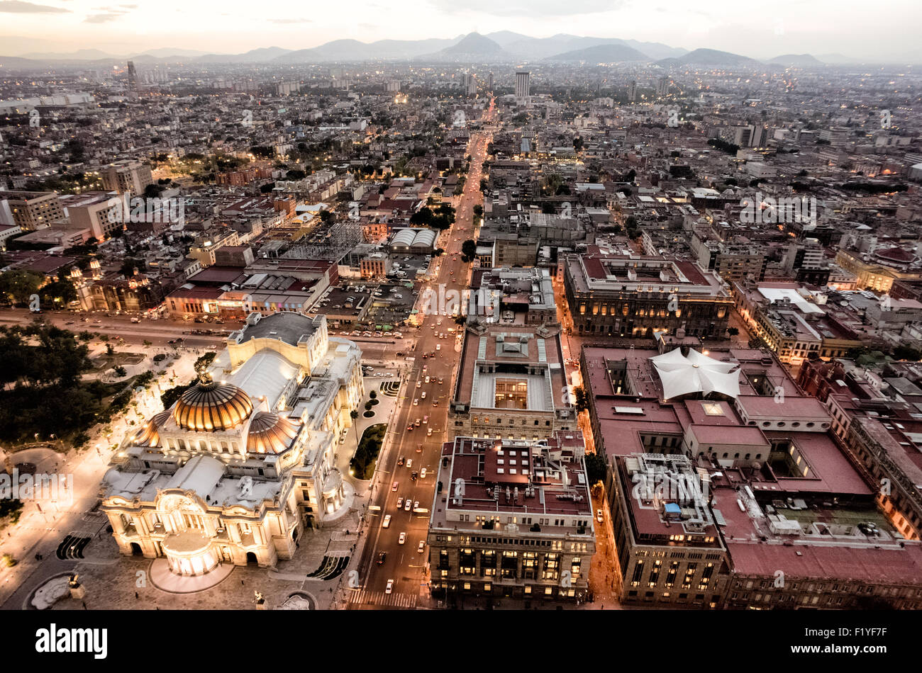 Mexico city aerial hi-res stock photography and images - Alamy
