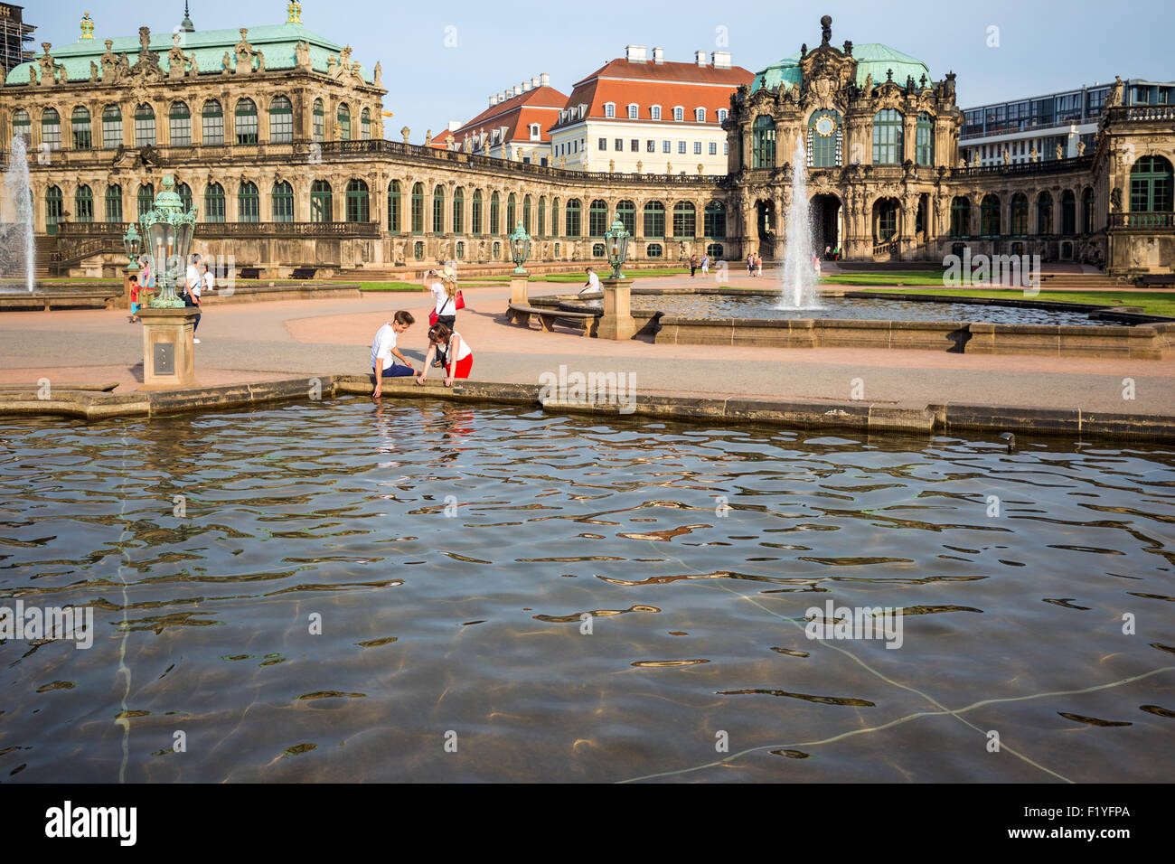 Dresden zwinger with old masters picture gallery hi-res stock ...