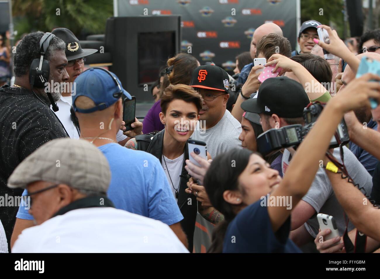 Charissa thompson leather hi-res stock photography and images - Alamy