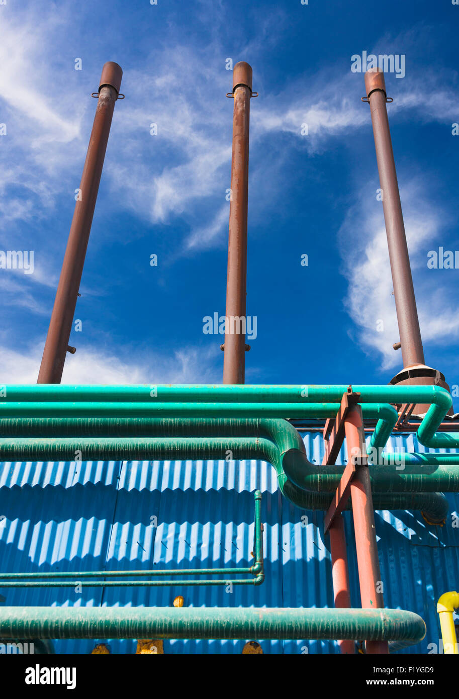 Industry,Alaska,Prudhoe,electrical power plant Stock Photo - Alamy