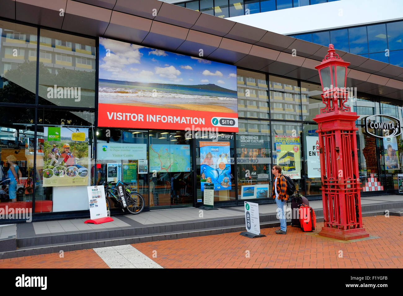 Visitor Center Auckland New Zealand, NZ, North Island Stock Photo - Alamy