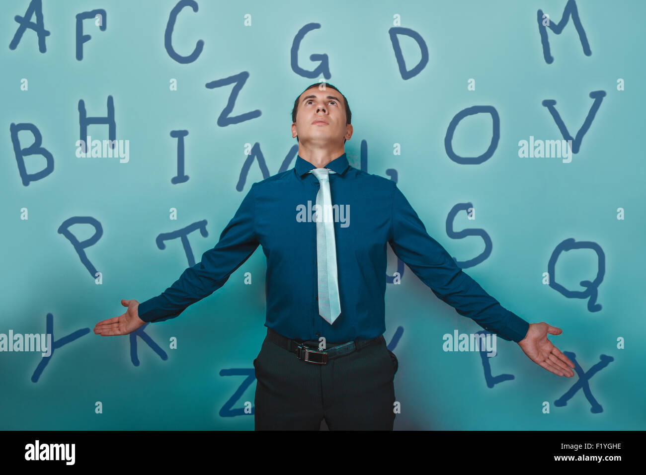 Man alphabet hi-res stock photography and images - Alamy