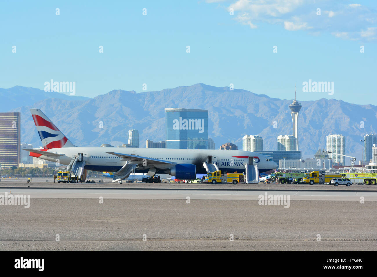 Las Vegas, Nevada, United States. September 8th 2015. A British Airways ...