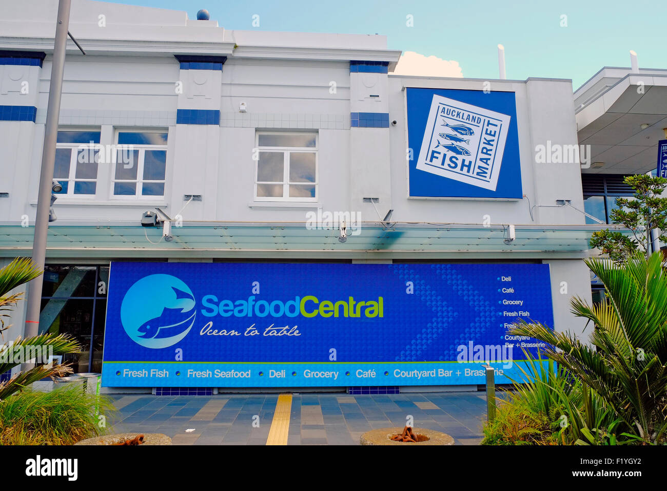 Seafood Central Auckland New Zealand, NZ, North Island Stock Photo - Alamy