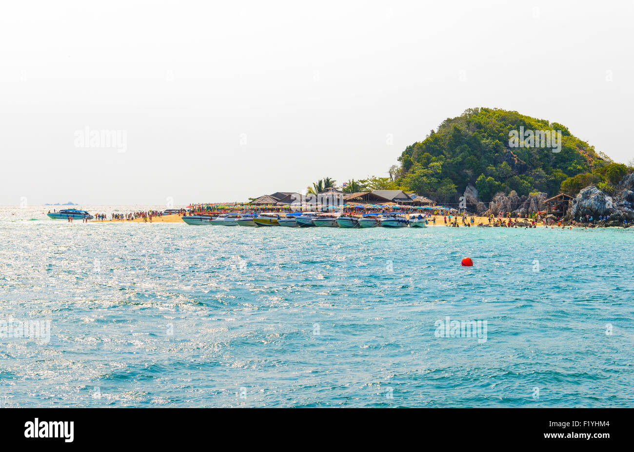 PHANG NGA,THAILAND - MARCH 24, 2015: Khai Nok island is one of the most ...