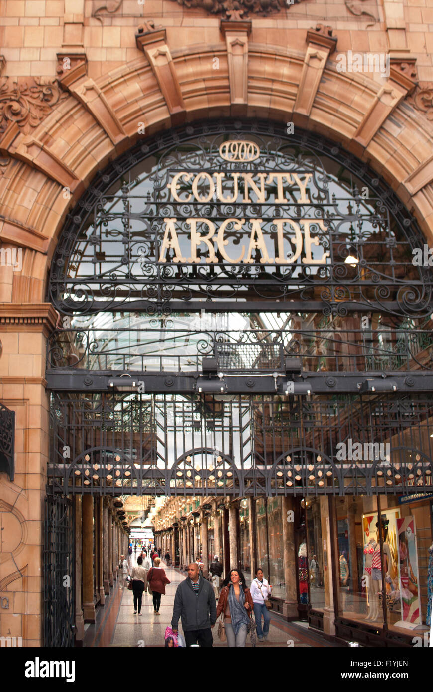 The Victoria Quarter / County Arcade, Leeds Stock Photo - Alamy