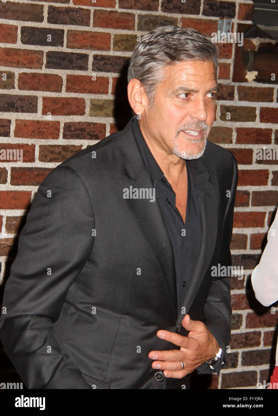 New York, USA. 8th Sep, 2015. Actor GEORGE CLOONEY attends the first ...