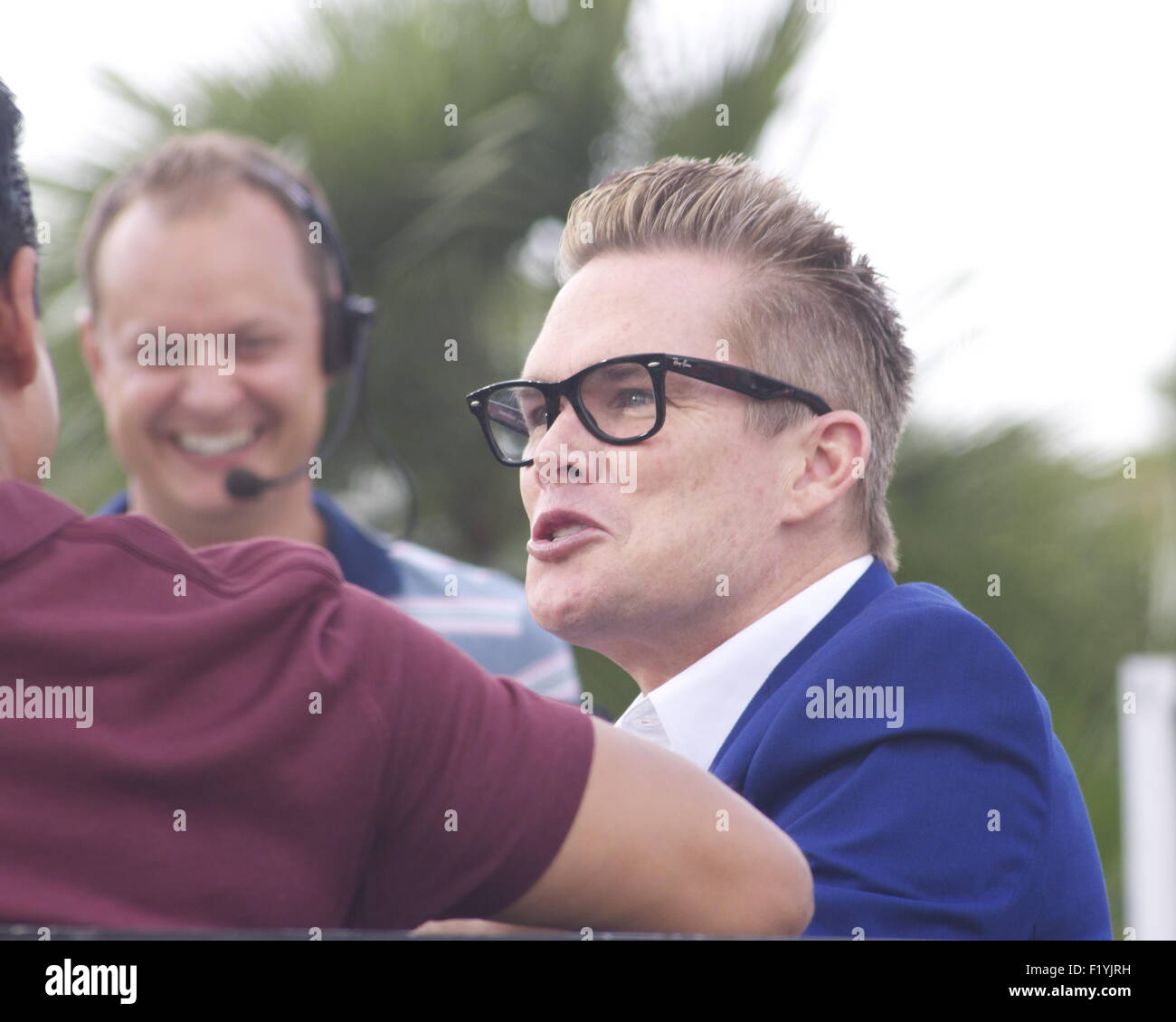 Mark McGrath interviewed on Extra Tv Show at Universal City Featuring ...