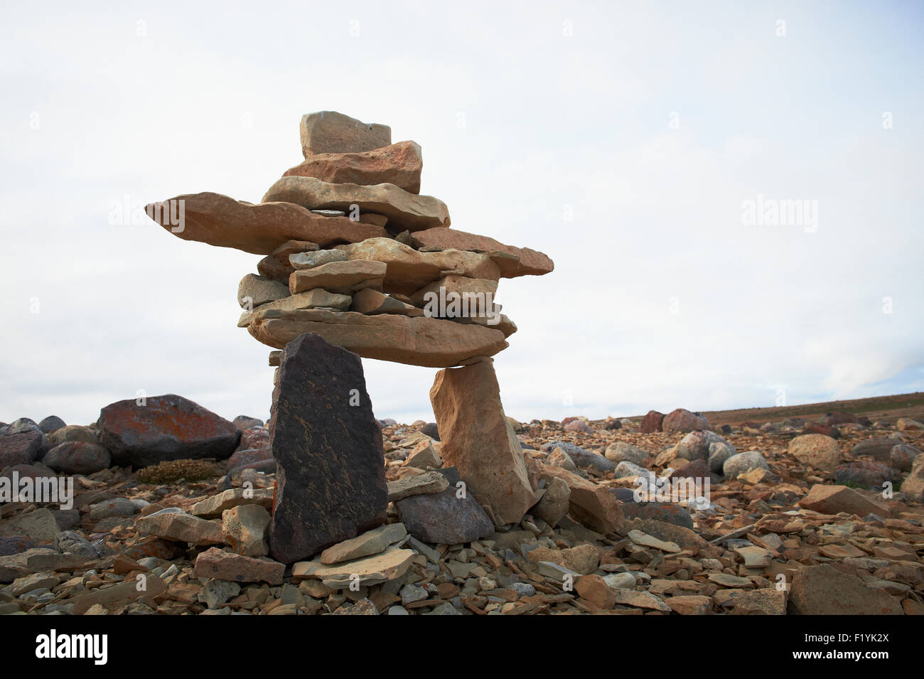 Inukshuk arctic hi-res stock photography and images - Alamy