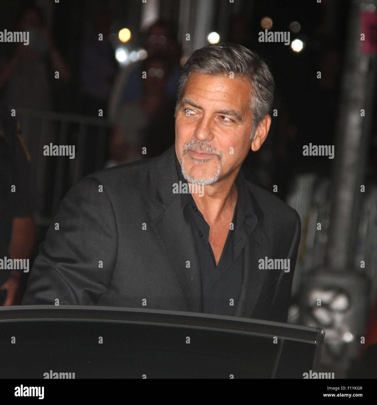 New York, USA. 8th Sep, 2015. Actor GEORGE CLOONEY attends the first ...