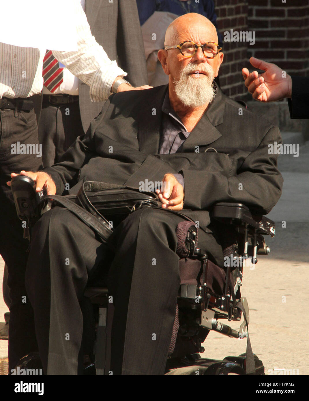 New York, USA. 8th Sep, 2015. Artist CHUCK CLOSE attends the first show ...
