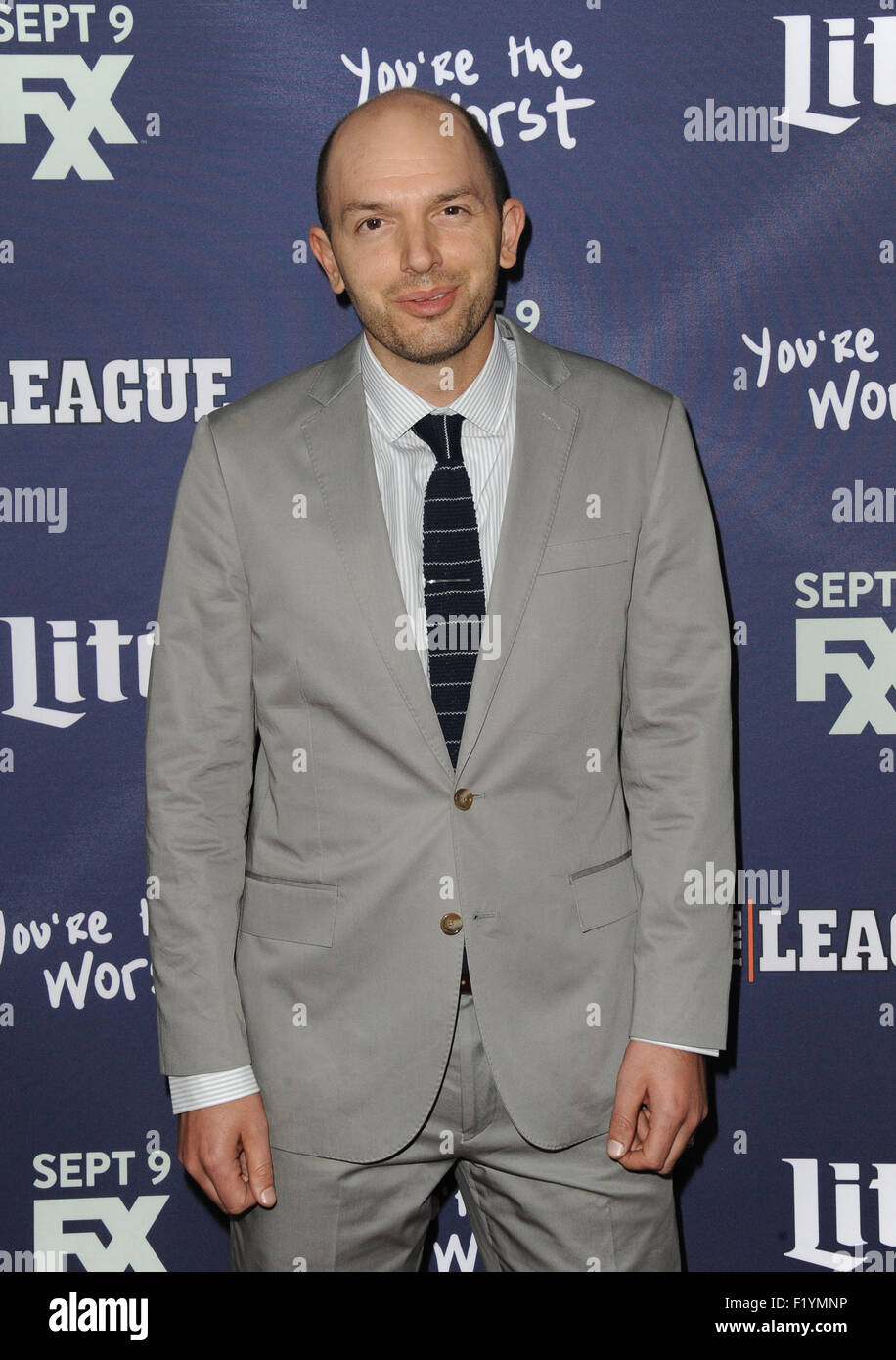 Los Angeles, California, USA. 8th Sep, 2015. Paul Scheer attending the ...