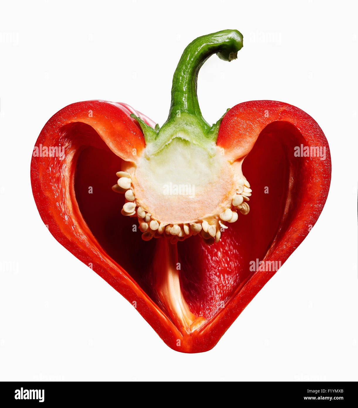 Pepper colour vegetable bell Cut Out Stock Images & Pictures - Alamy