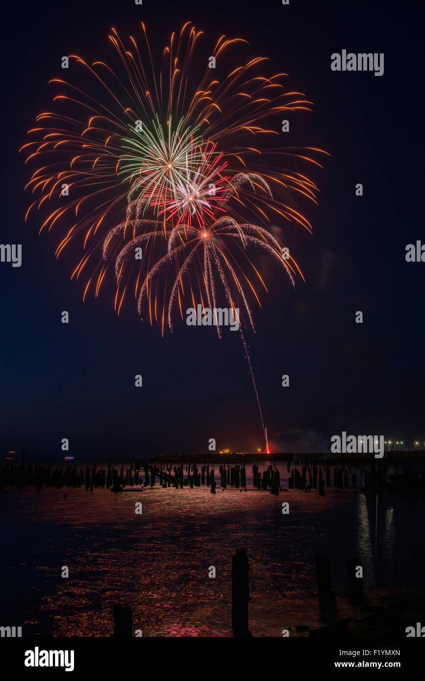 Oregon,Fireworks Display,4th July Stock Photo - Alamy