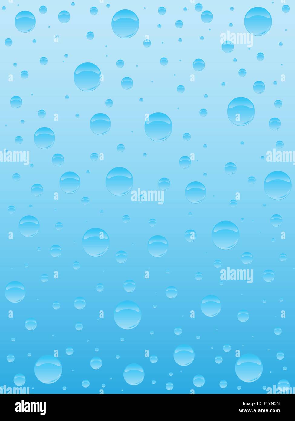 Abstract blue bubble background. Vector illustration Stock Vector Image ...
