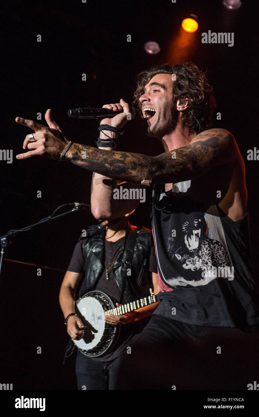 New York, NY, USA. 8th Sep, 2015. Zac Barnett, American Authors in ...