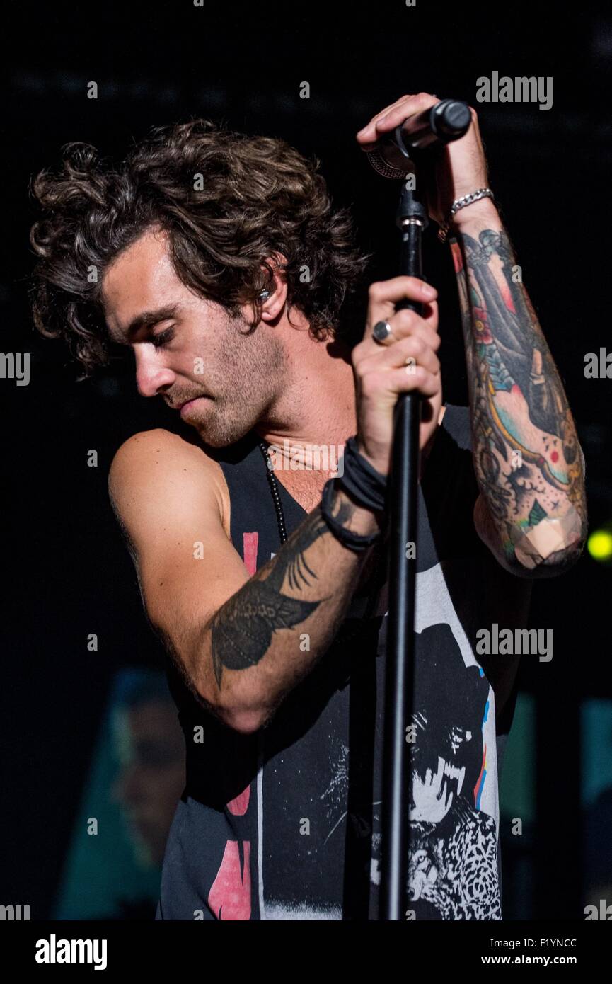 New York, NY, USA. 8th Sep, 2015. Zac Barnett, American Authors in ...