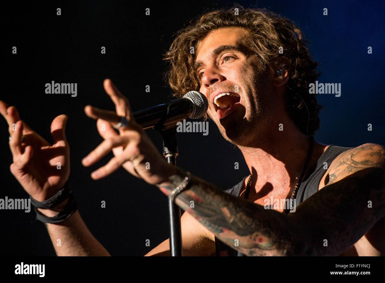 New York, NY, USA. 8th Sep, 2015. Zac Barnett, American Authors in ...