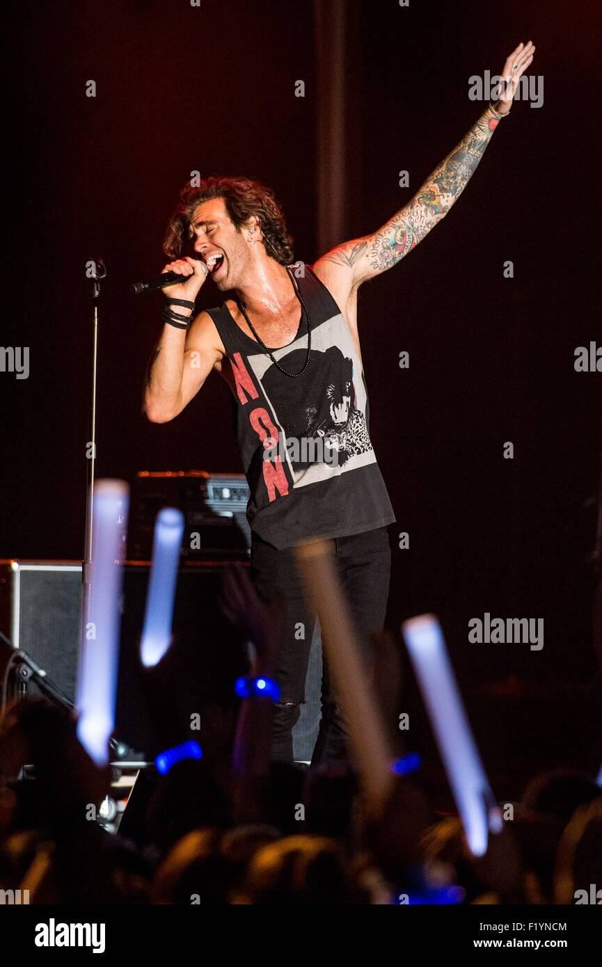 New York, NY, USA. 8th Sep, 2015. Zac Barnett, American Authors in ...