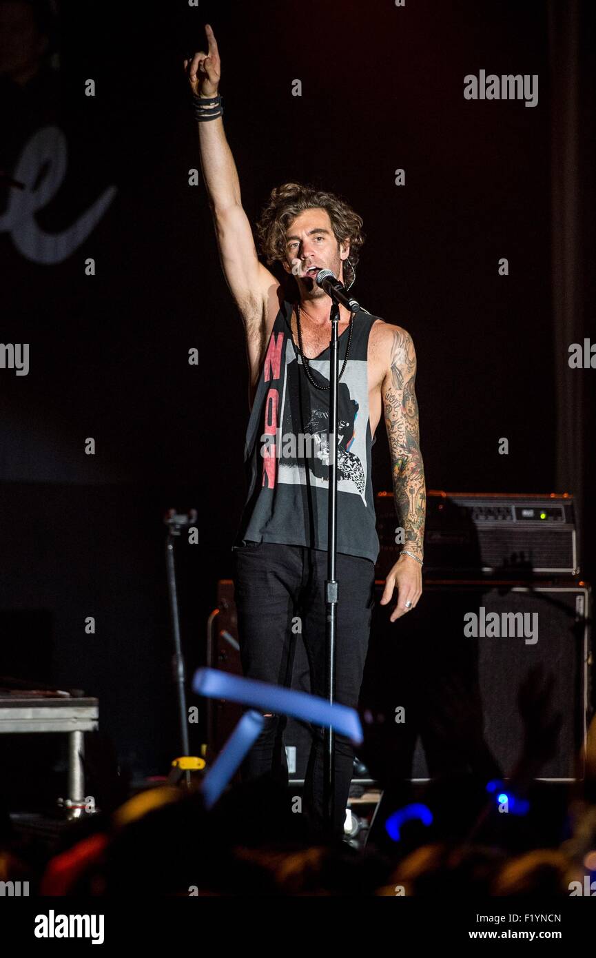New York, NY, USA. 8th Sep, 2015. Zac Barnett, American Authors in ...