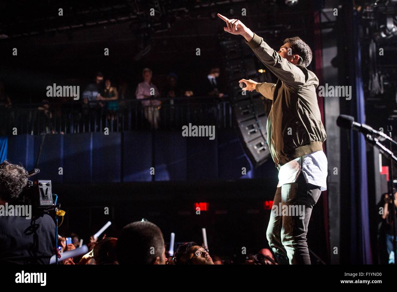 New York, NY, USA. 8th Sep, 2015. Cal Shapiro, Timeflies in attendance ...