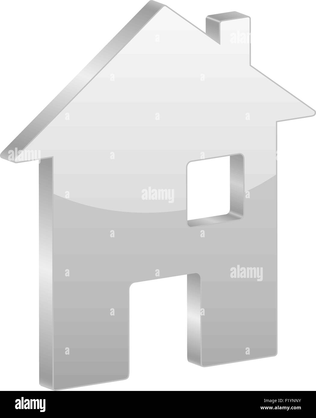 Grey home symbol on a white background. Vector illustration Stock ...