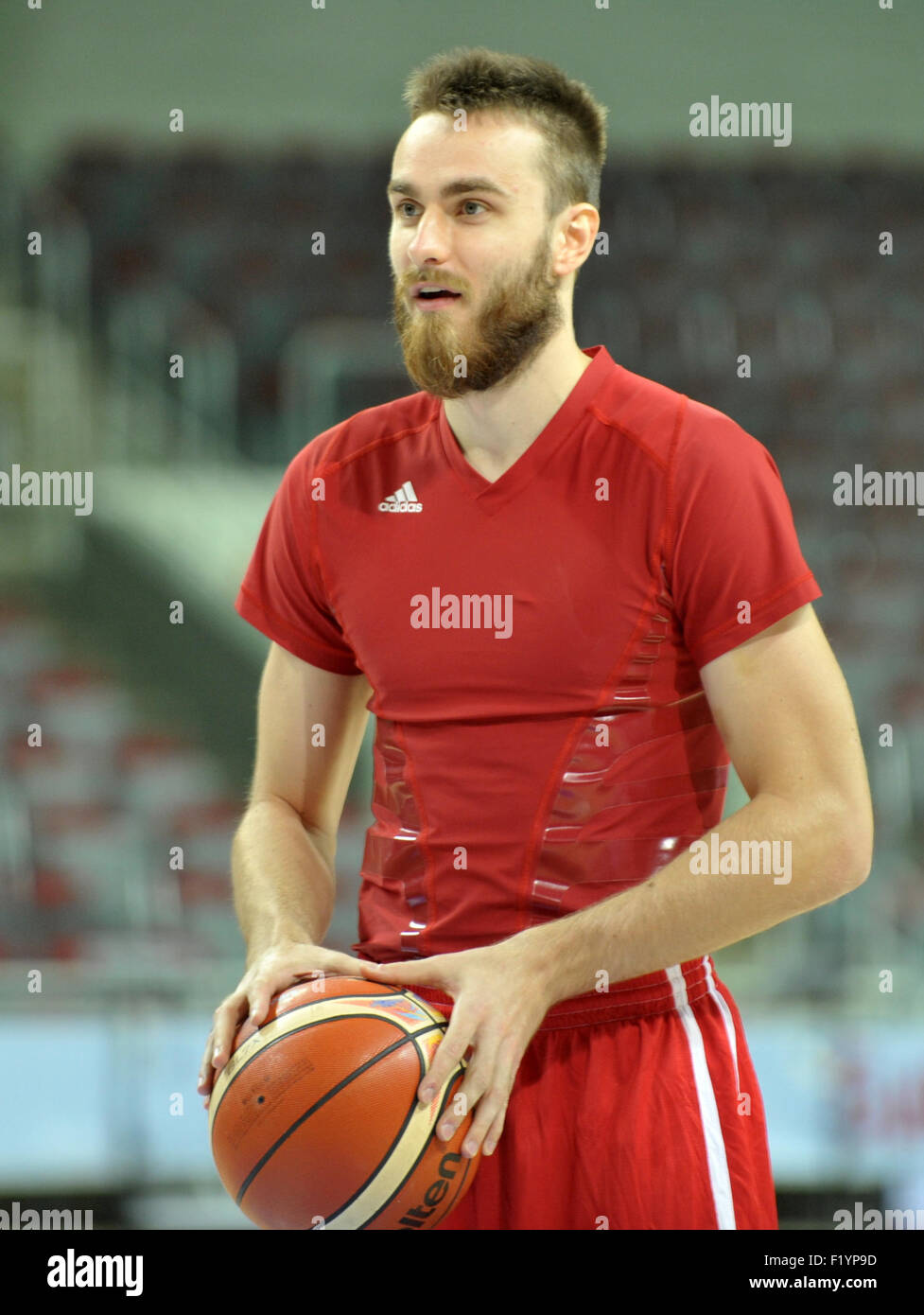 Riga, Latvia. 8th Sep, 2015. Czech Republic National Basketball team ...